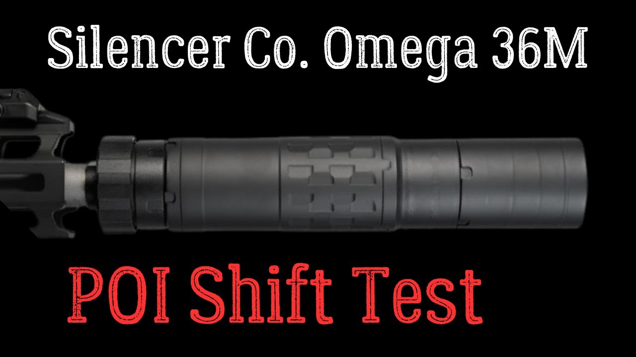 Silencer Co. OMEGA 36M POI Shift Test. - YouTube