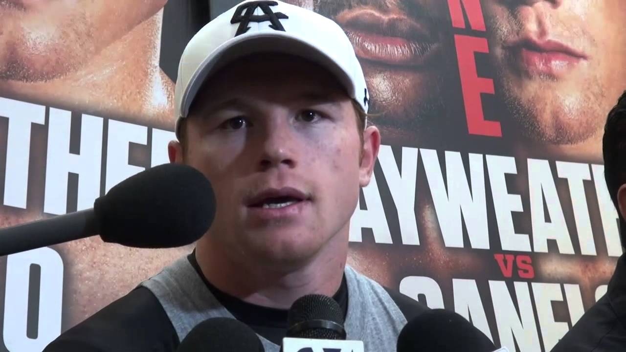 'Canelo' Alvarez habla en Big Bear - YouTube