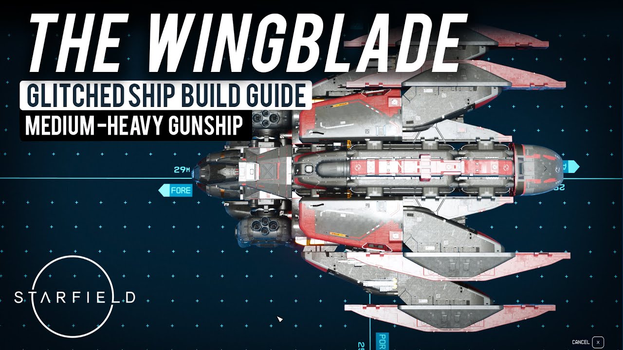 #Starfield Ship Builds - The Wingblade (Glitched Ship Build Guide ...