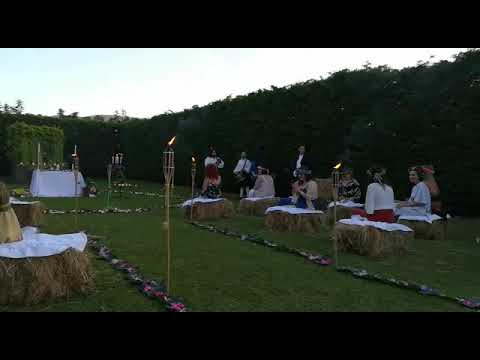 Entrada druida boda celta vigo - YouTube