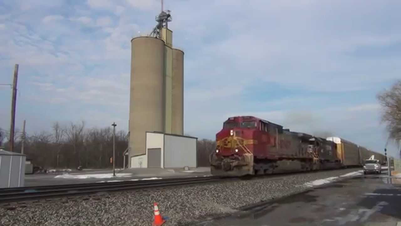 BNSF 760 West at Mortimer, OH 3/14/14 (HD) - YouTube