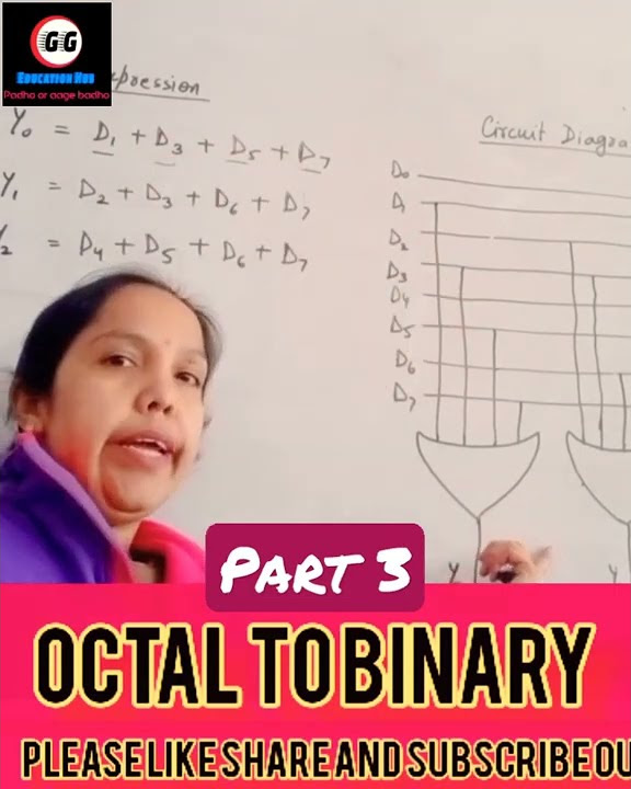 Circuit diagram of octal to Binary ENCODER - YouTube