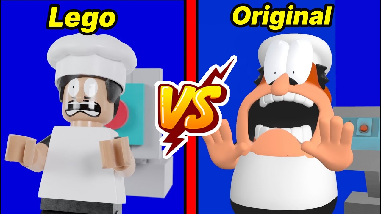 Pizza Tower Screaming Meme Screaming VS LEGO version - YouTube