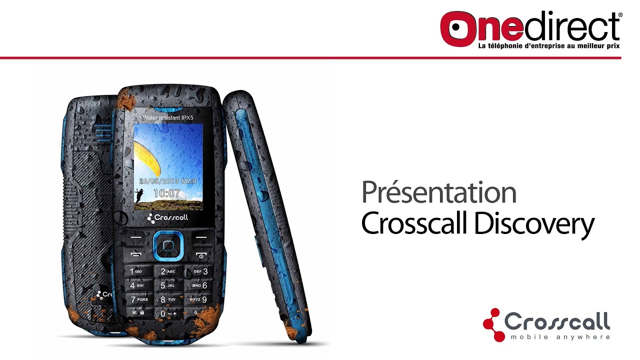 Crosscall Discovery - Le Telephone etanche double SIM - YouTube