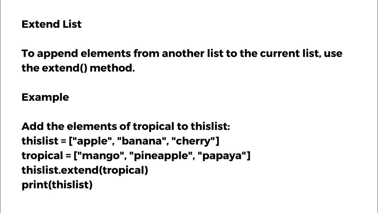 Python Lists Append Items Insert Items Extend List And Add Any python-lists-append-items-insert-items-extend-list-and-add-any