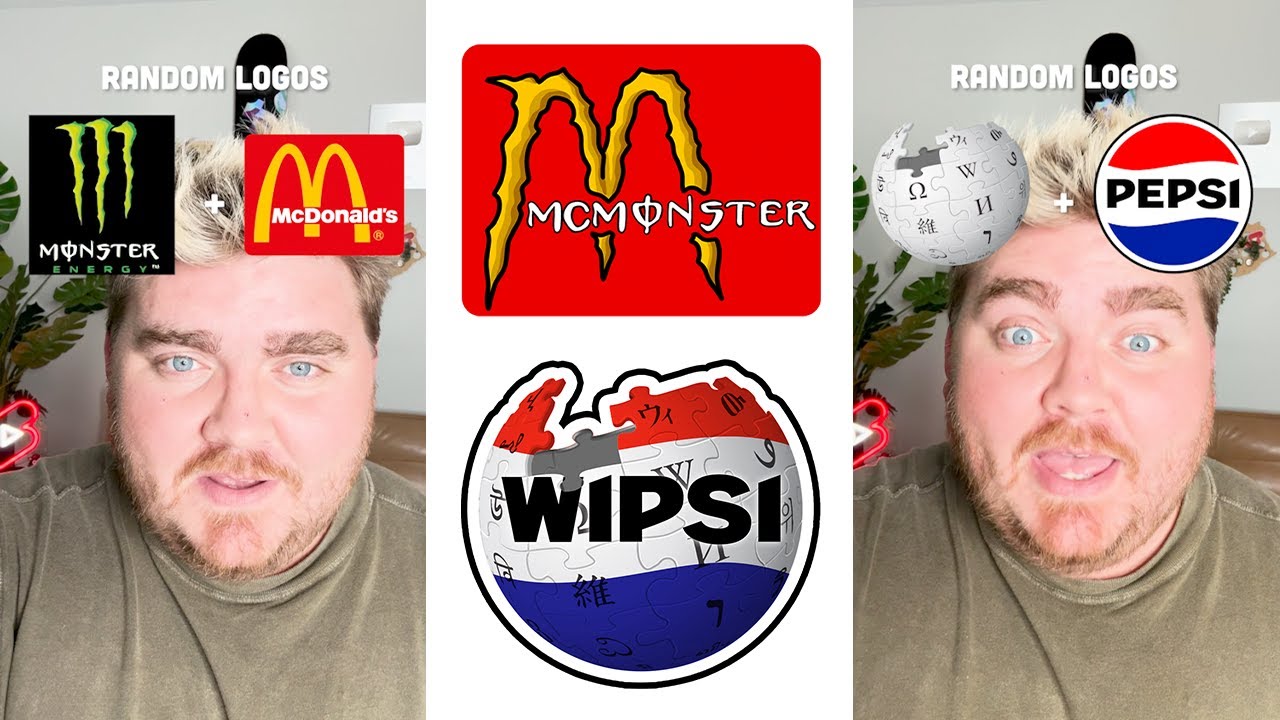 Combining Logos using a Random Filter Part 11 | Shorts Compilation ...
