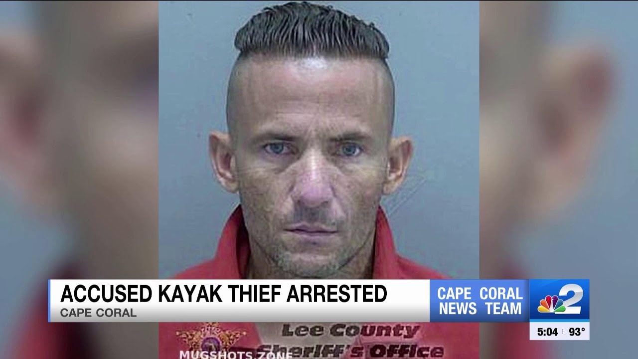 Cape Coral kayak theft suspect arrested after crime spree - YouTube