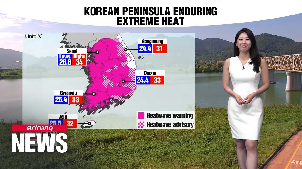 [Weather] Korean peninsula swelters in extreme heat with passing rain ...