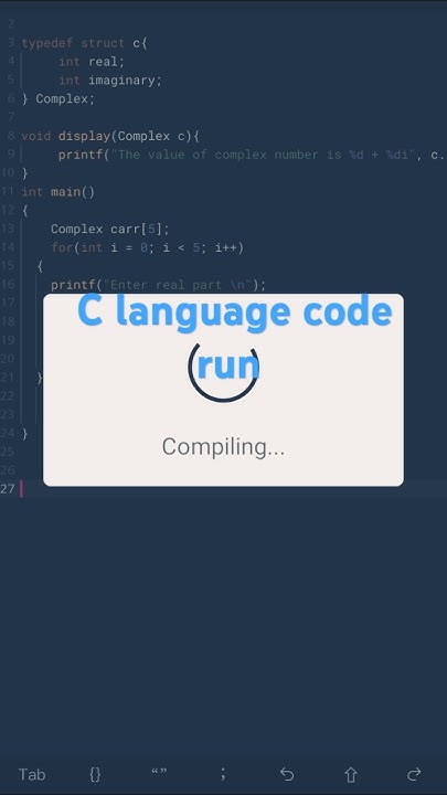 c language code run #coding #ytshorts #shorts - YouTube