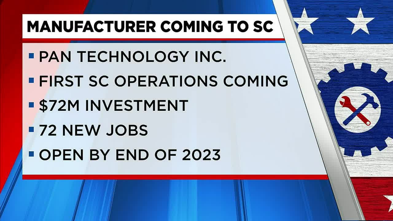 Pan Technology to bring new jobs in Spartanburg - YouTube