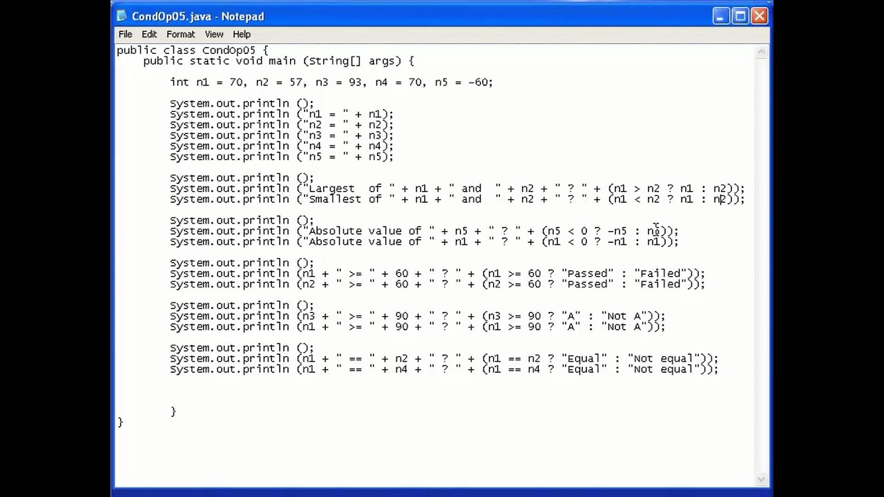 Java Lesson 15 Logical Operators Part 4 Conditional Operators Youtube 9152