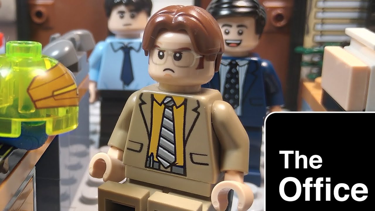 the stapler in jello (the office in lego) - YouTube