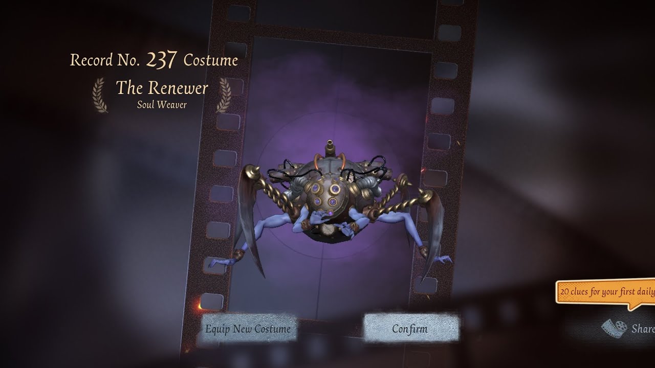 Identity V - Violetta Soul Weaver A tier skin "The Renewer" [ Kamaty ...