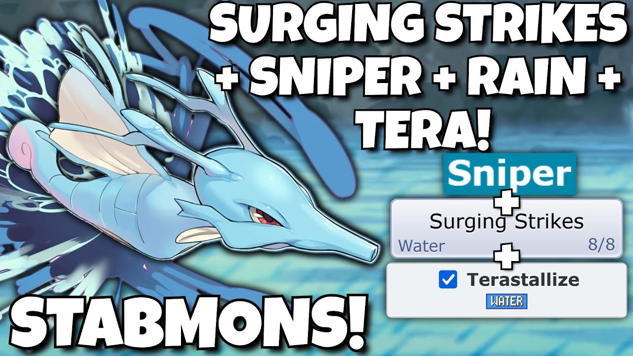 SURGING STRIKES SNIPER KINGDRA CRITS AND SWEEPS IN STABMONS! POKEMON ...