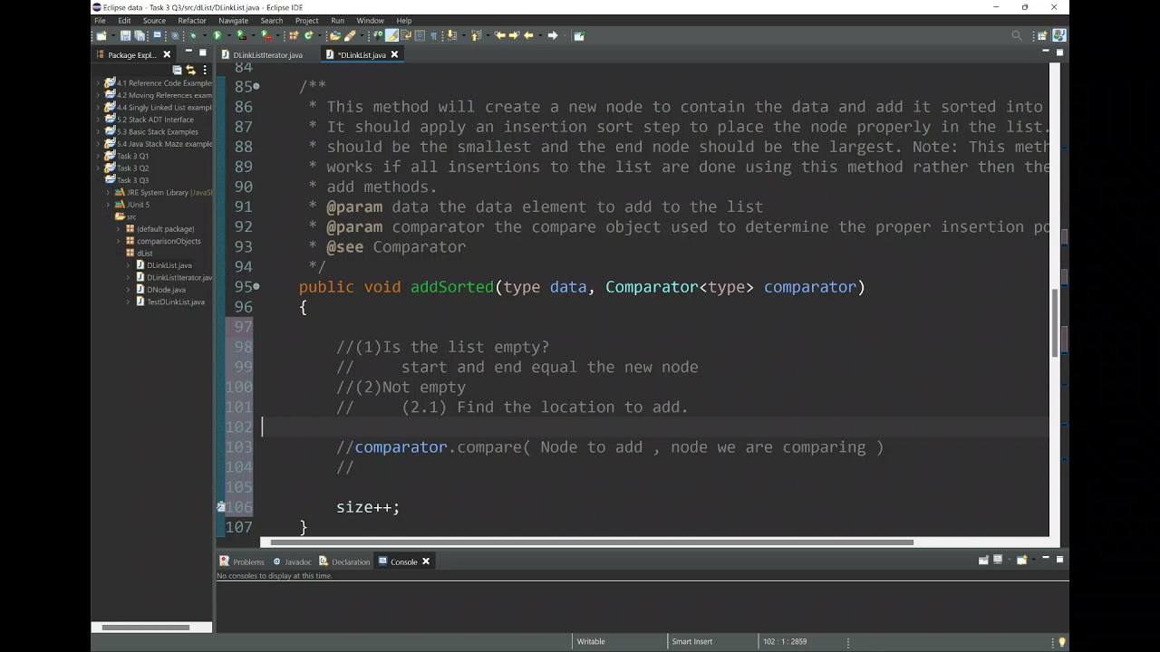 COMP 2503 - Tutorial 4 - Task 3 continued (Oct 22nd) - YouTube