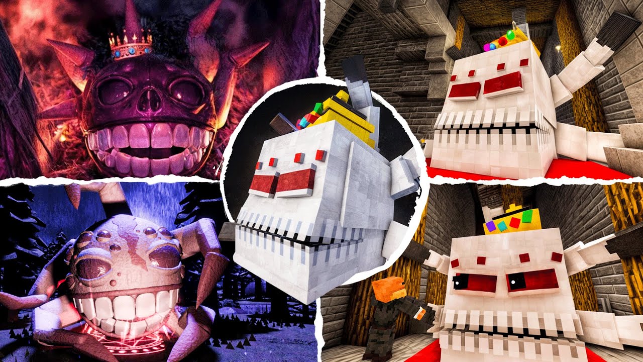 Doors Floor 3 - Queen Grumble Jumpscare VS Minecraft | Comparison ...