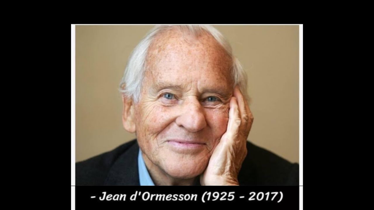 "Le Train De Ma Vie" de Jean D'Ormesson - YouTube
