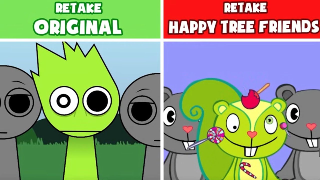 Incredibox : Sprunki Retake Vs. Retake but HAPPY TREE FRIENDS | Special ...