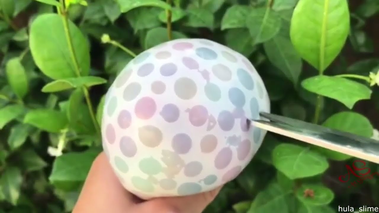 SATISFYING STRESSBALL SLIME CUTTING #2 | ASMR SLIME - YouTube