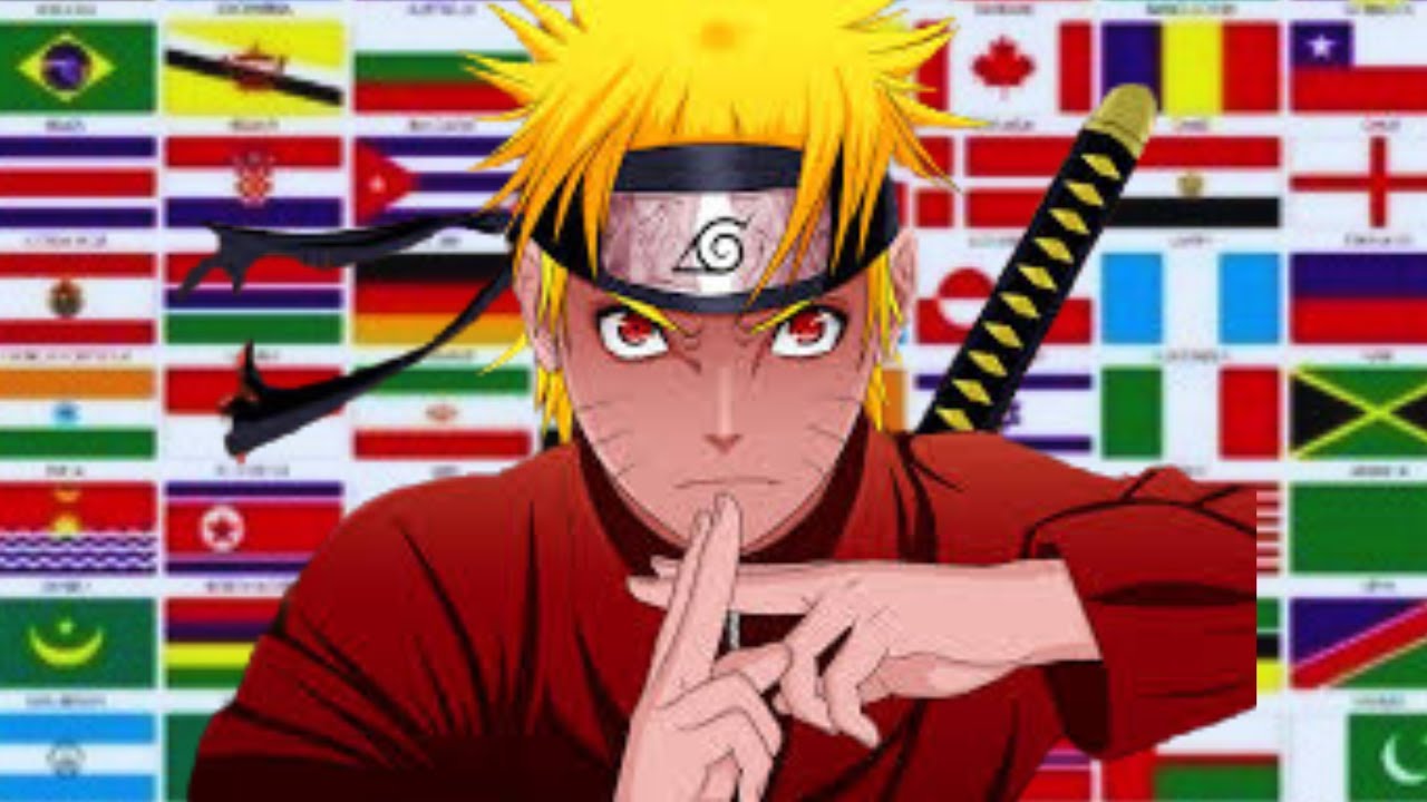 "NARUTO" in 15 Different Languages + 15 national melodies - YouTube