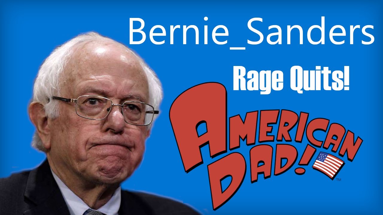 Bernie_Sanders RAGE QUITS American Dad! any% speedrun LIVE - Clip ...
