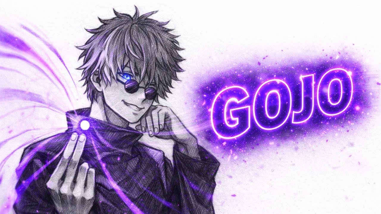 How to draw Gojo Satoru from JJK | Step-by-Step Anime Drawing Tutorial ...