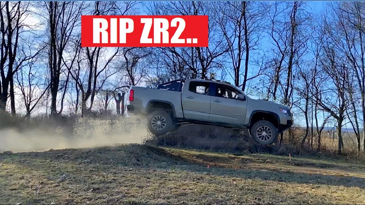JUMPING MY 2021 COLORADO ZR2!! I Hope This Was Worth It... - YouTube
