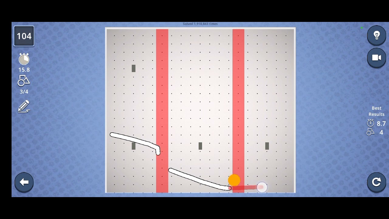 how to play level level 104 Game Name is Brain it on :) like and ...