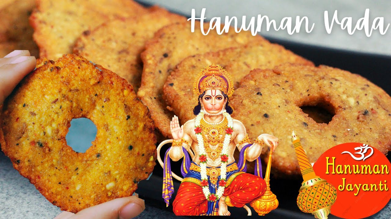 Hanuman Jayanti~ Special Hanuman Vada | Milagu Vada | how to make ...