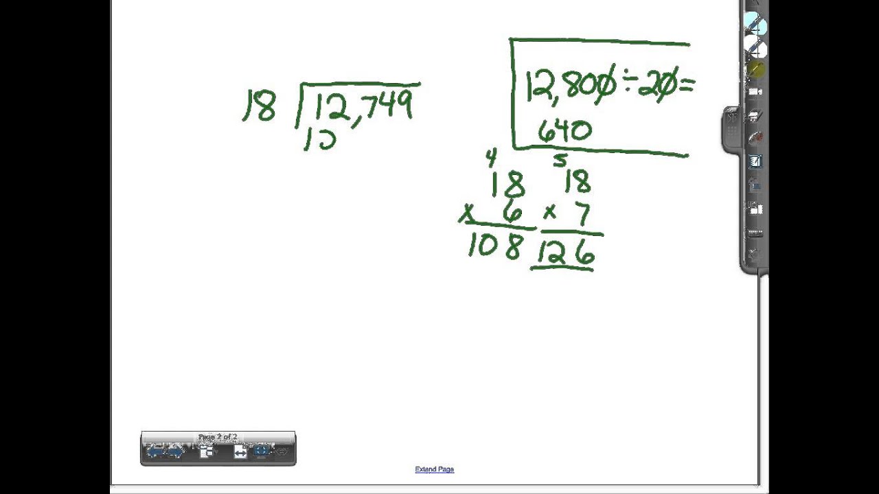 6th Math 1 1 Divide Multi digit Numbers Example 1 With Remainder YouTube 6th Math 1 1 Divide Multi digit Numbers Example 1 With Remainder YouTube