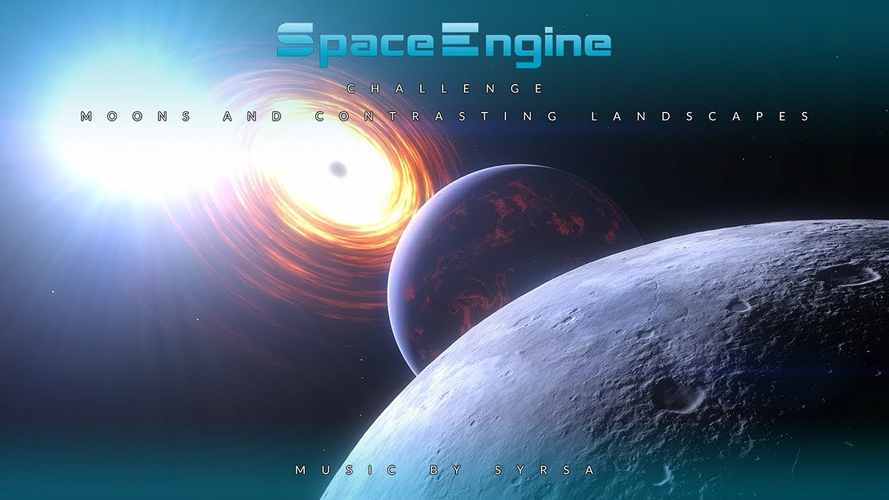 Space Engine 0.980: Moons and Contrasting Landscapes Challenge - YouTube