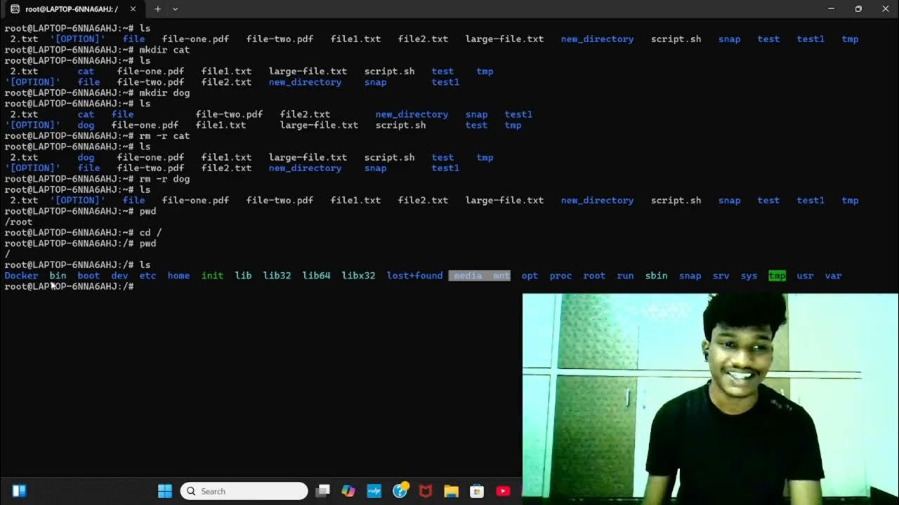 LINUX Crash Course|Ep -4 |How to create a directory!|Linux file system and navigation - YouTube