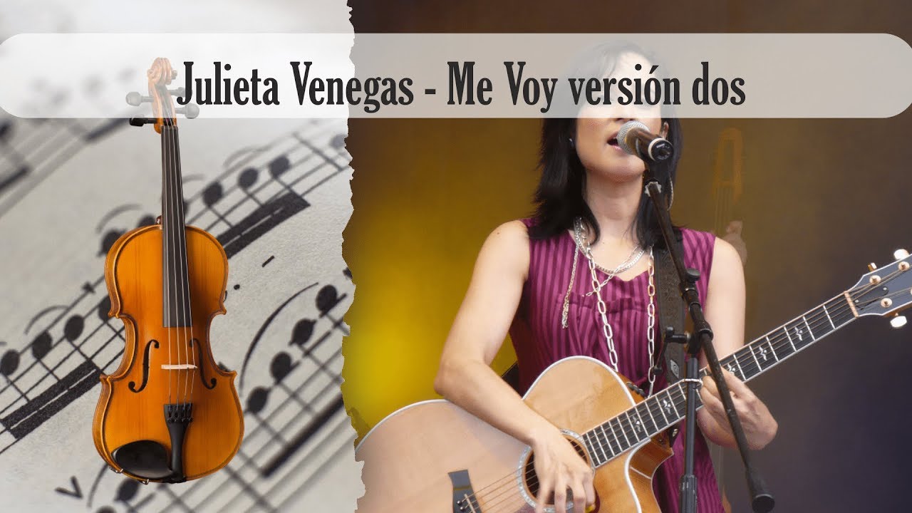 Partitura Julieta Venegas - Me Voy versión dos Viola - YouTube
