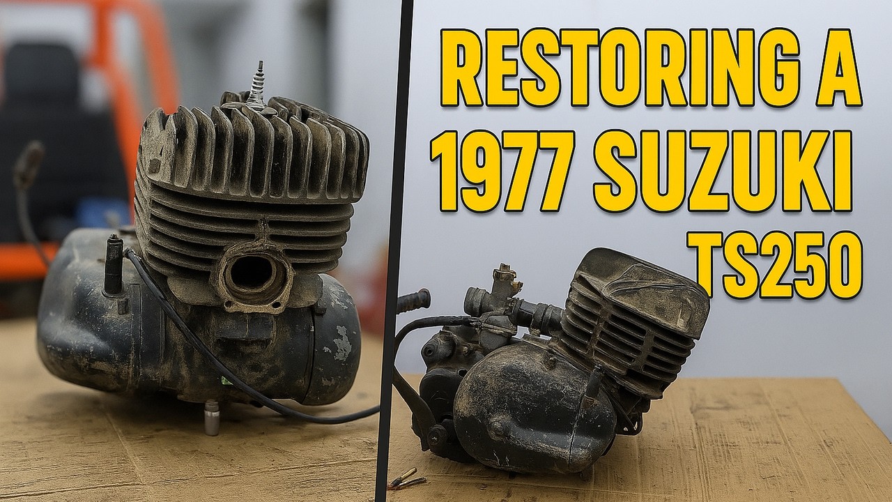 Restoring a 1977 Suzuki TS250 Engine to Life | Full Engine Rebuild ...