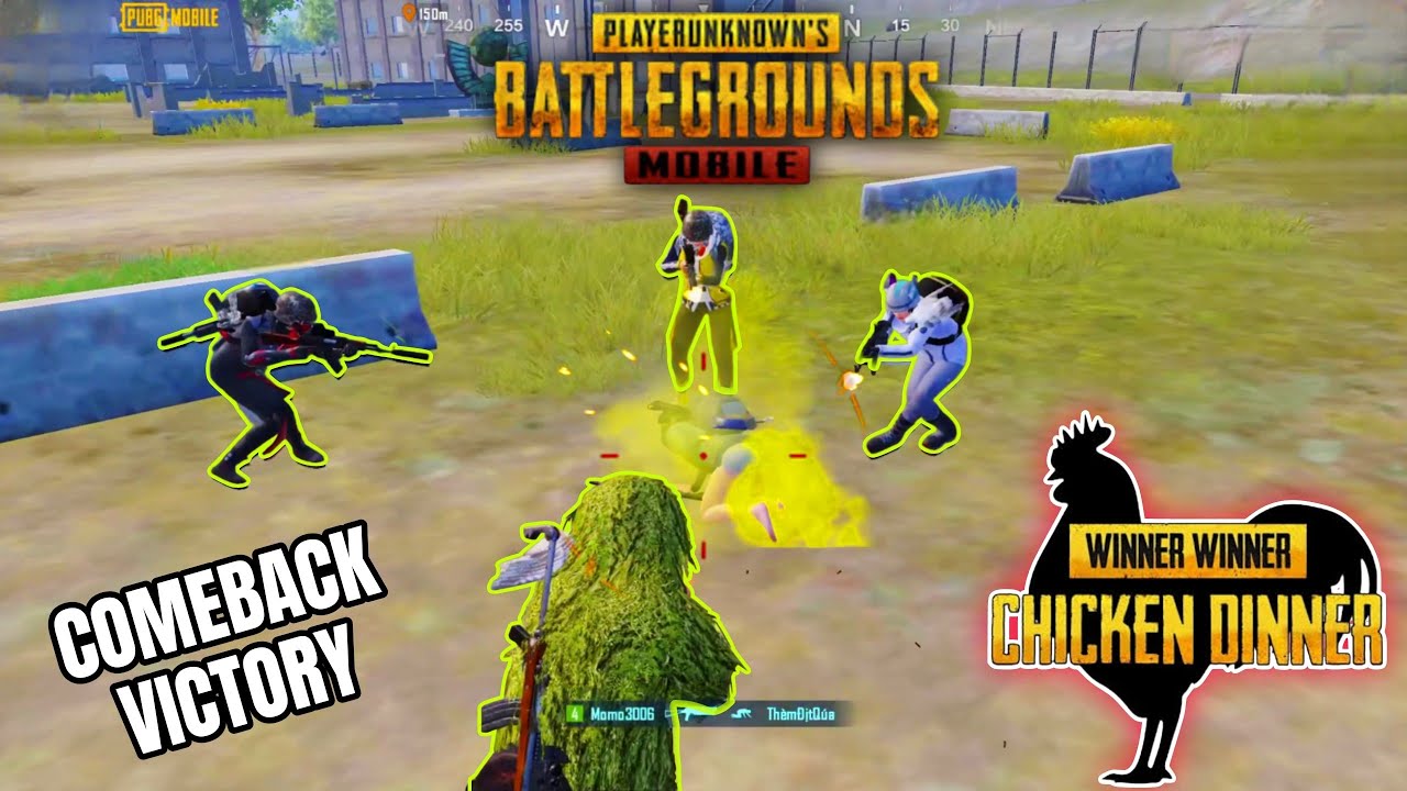 PUBG MOBILE | Comeback Victory Chicken Dinner Intense Match - YouTube