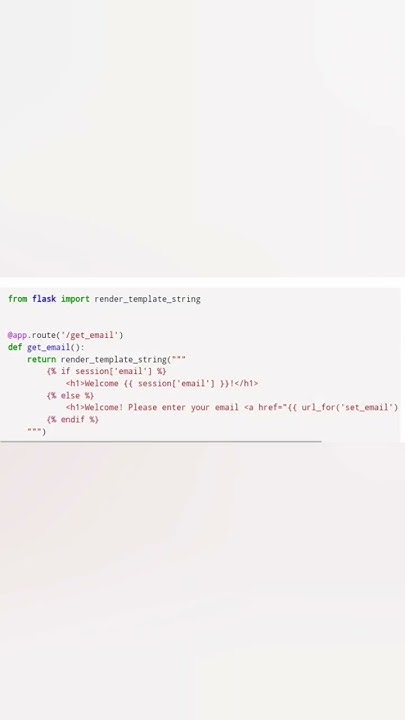 Accessing Flask Session Variables In Jinja Templates Developer Programming Flask Python