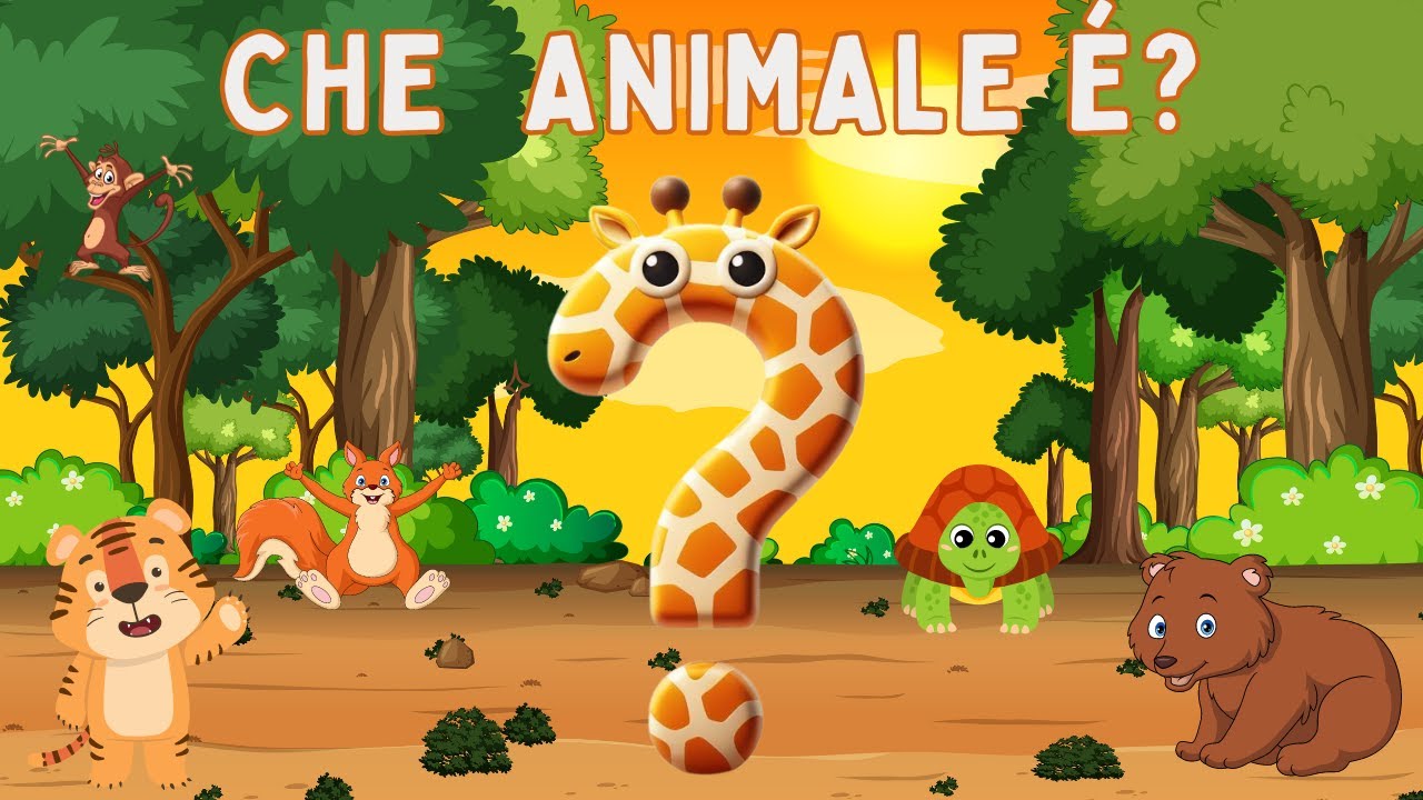 Indovina l'animale: un gioco interattivo per bambini. - YouTube