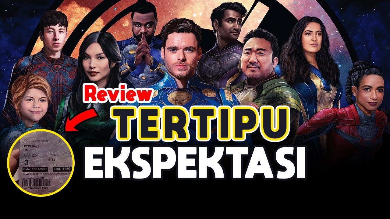 REVIEW FILM ETERNALS BAHASA INDONESIA 2021 | ALUR CERITA FILM MARVEL ...