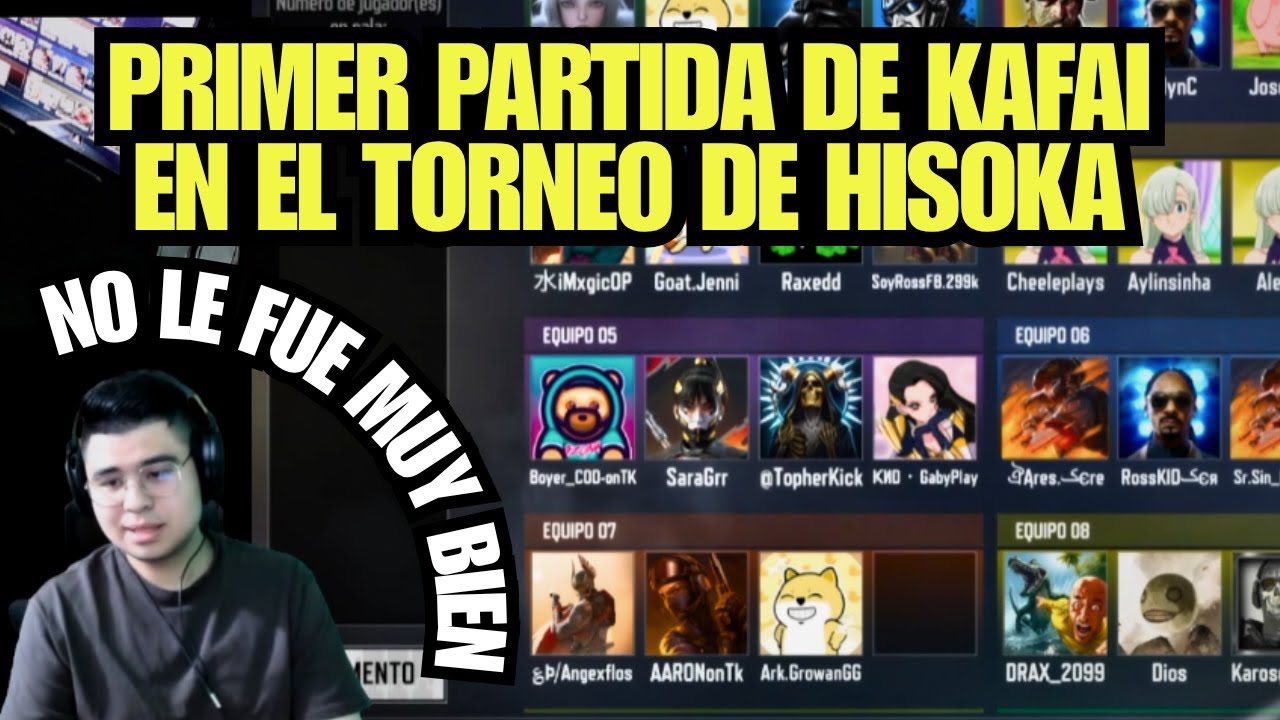 ASI LE FUE A KAFAI EN SU PRIMER PARTIDA EN EL TORNEO DE HISOKA - CALL ...