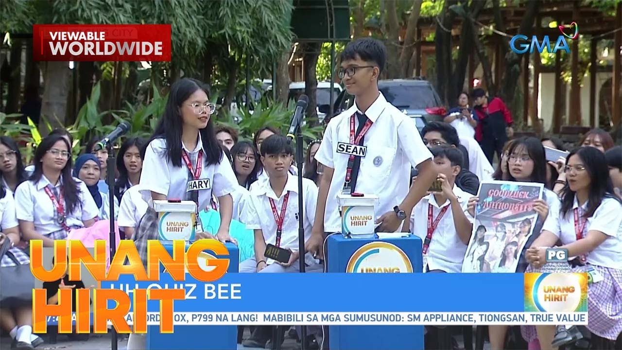 UH Quiz Bee sa Taguig National High School | Unang Hirit - YouTube