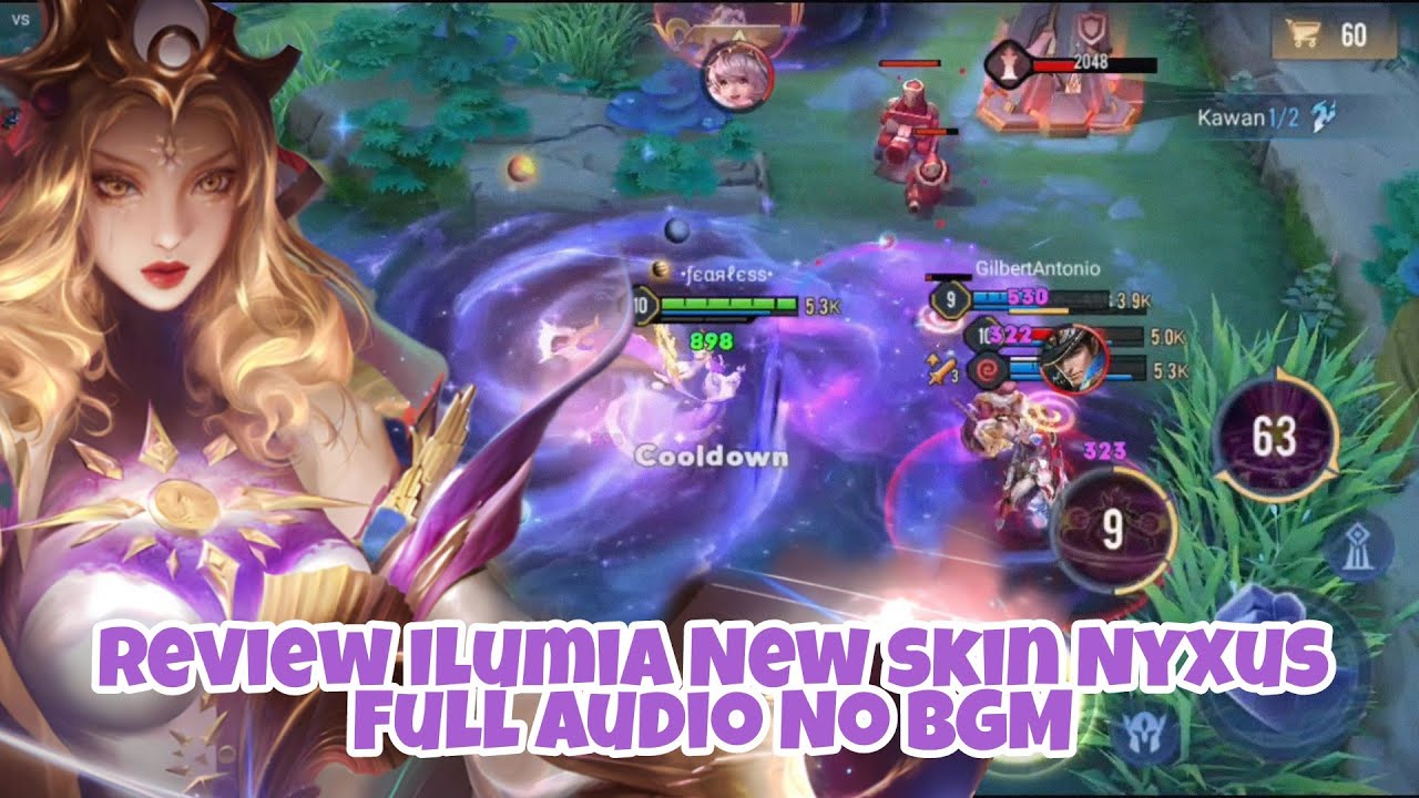 [Full Audio No BGM] Review Ilumia New Skin Nyxus || Arena Of Valor ...