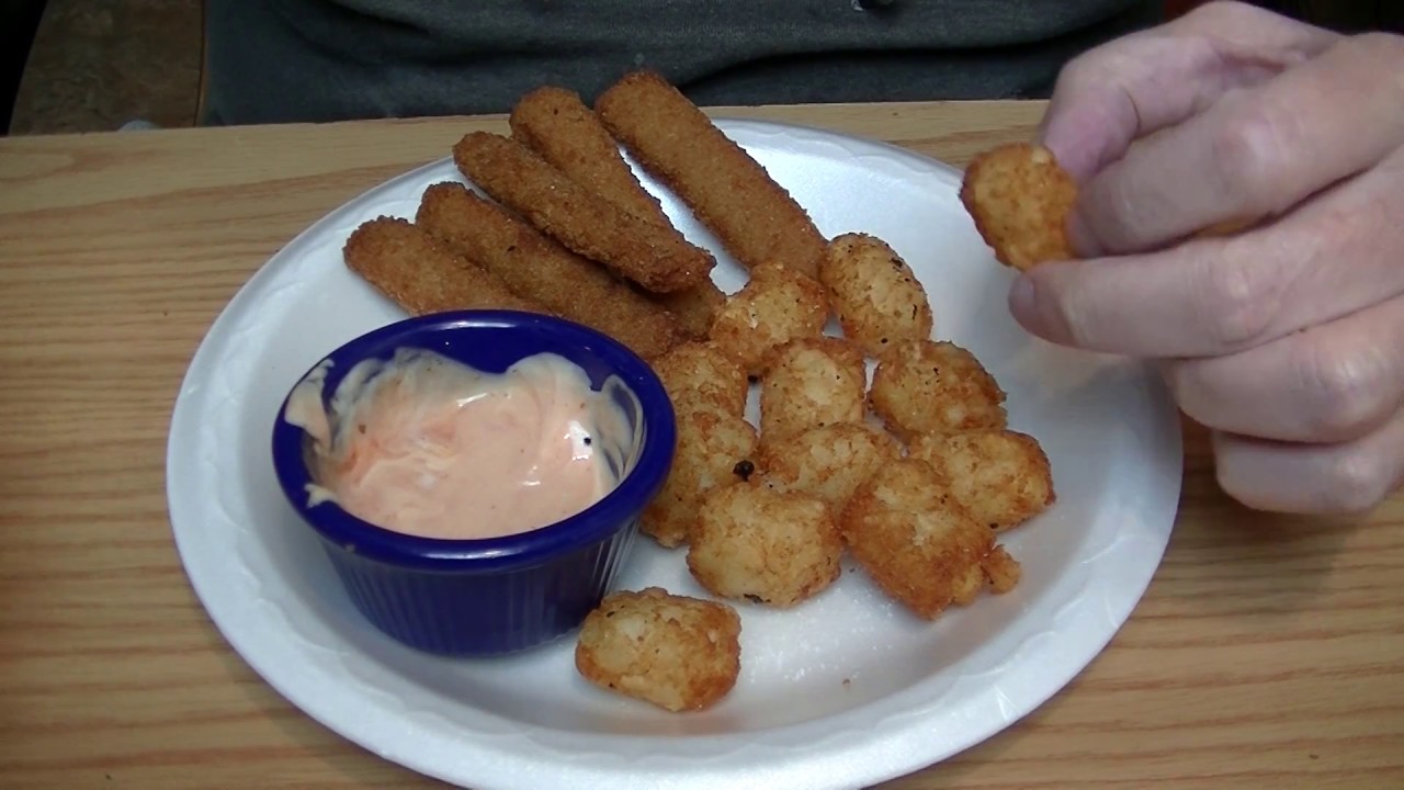 ASMR: Eating Sounds - Fried Fish Sticks and Tater Tots | ASMR Food ...