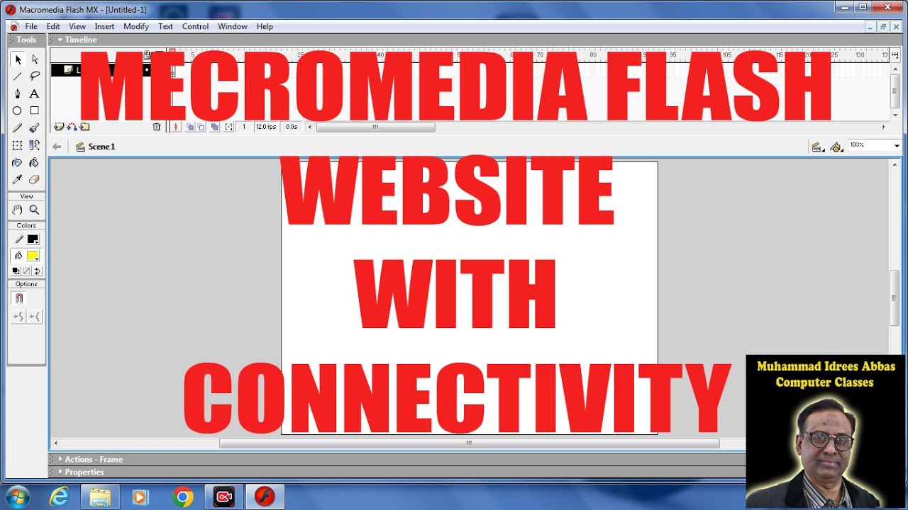MECROMEDIA FLASH WEBSITE WITH CONNECTIVITY - YouTube