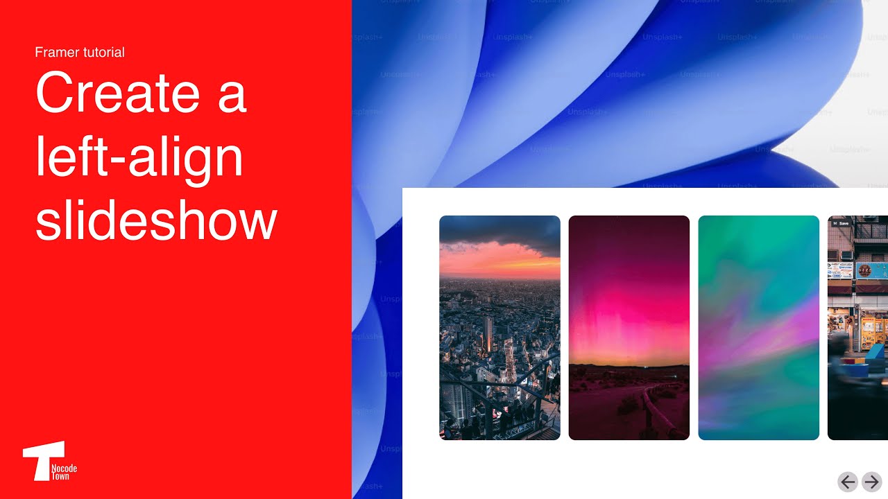 Framer tutorial: How do I create a left-aligned slideshow in a ...
