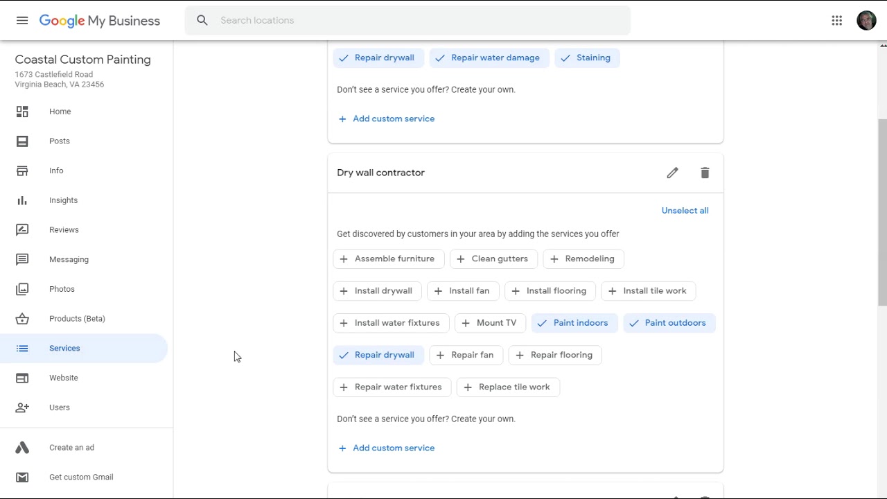 How to Add More Services Google My Business - YouTube