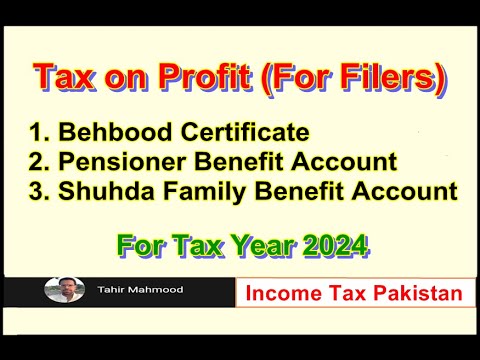 Behbood Saving Certificate, Pensioner Benefit Account, Shuhda Family ...