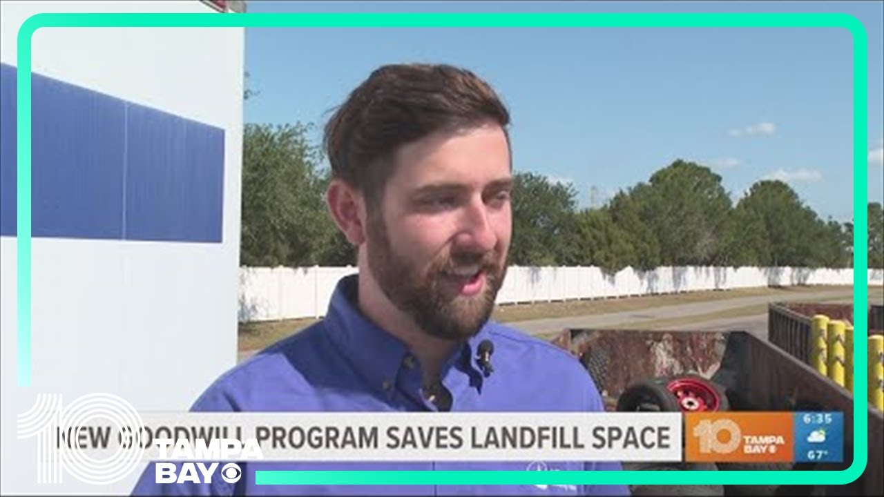 New Goodwill program saves landfill space - YouTube