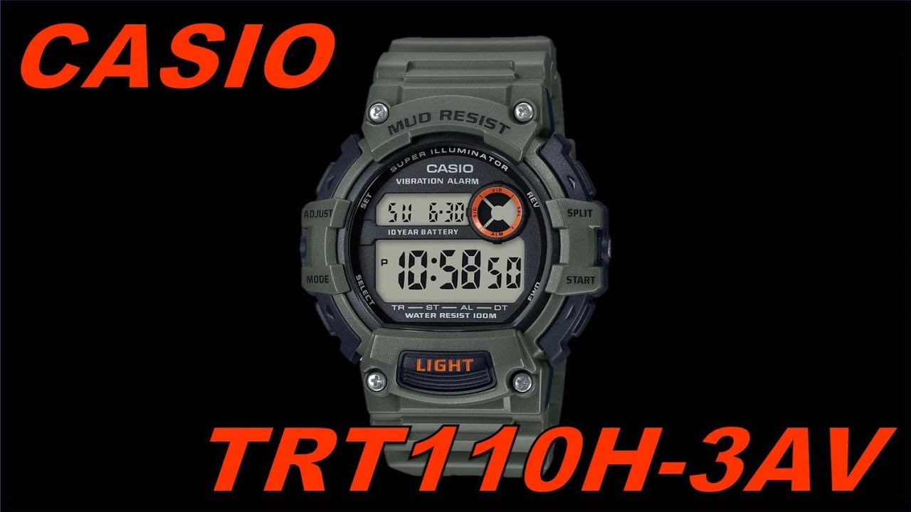 Casio TRT110H-3AV - YouTube