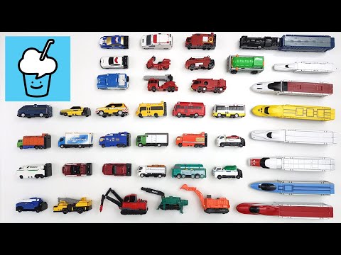 VooV ブーブ 変身 vehicles collection reviews with street vehicles and construction vehicles