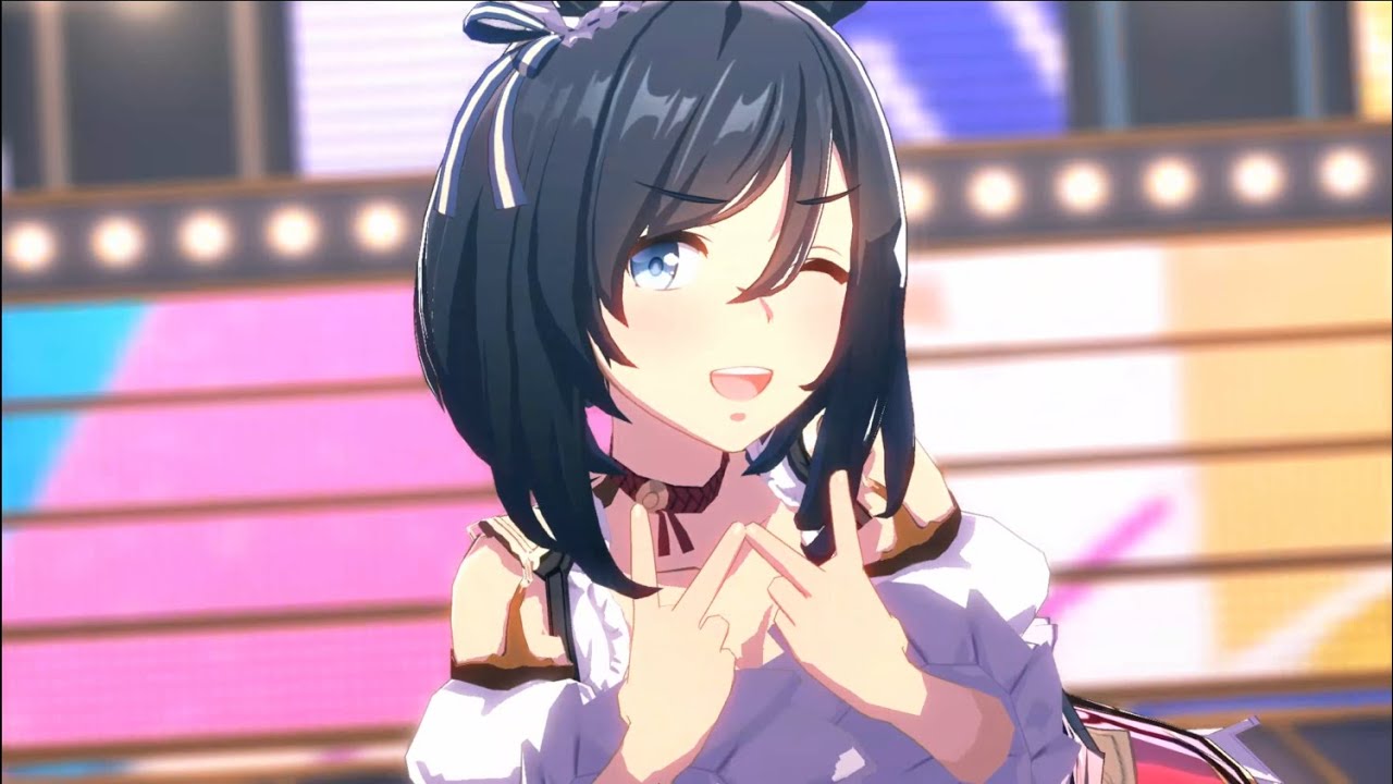 【ウマ娘】U.M.A NEW WORLD!! エイシンフラッシュ 通常衣装・Glorious Azure(3rdライブ衣装) - YouTube